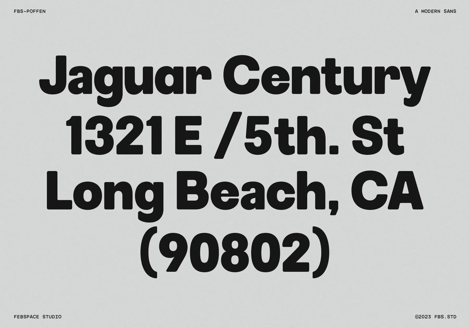 FBS Poffen Font - YouWorkForThem