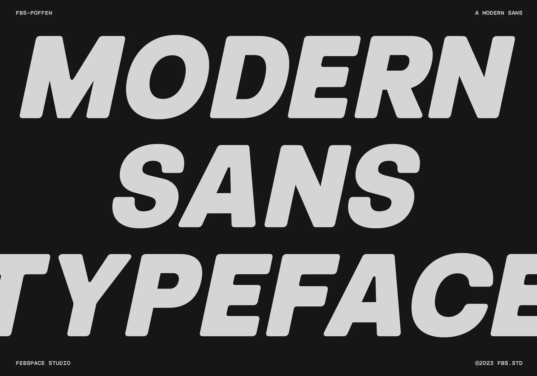 FBS Poffen Font - YouWorkForThem