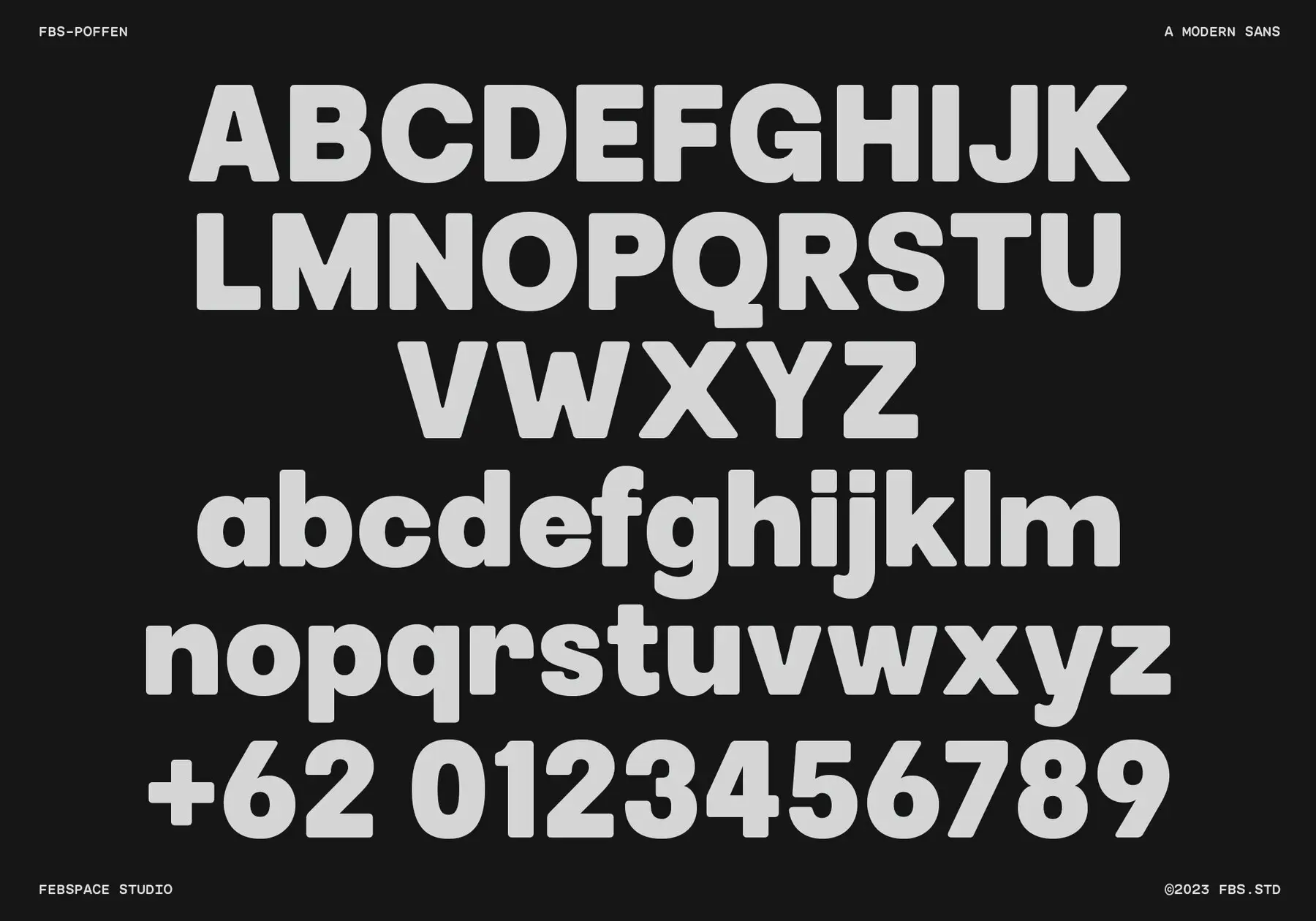 FBS Poffen Font - YouWorkForThem