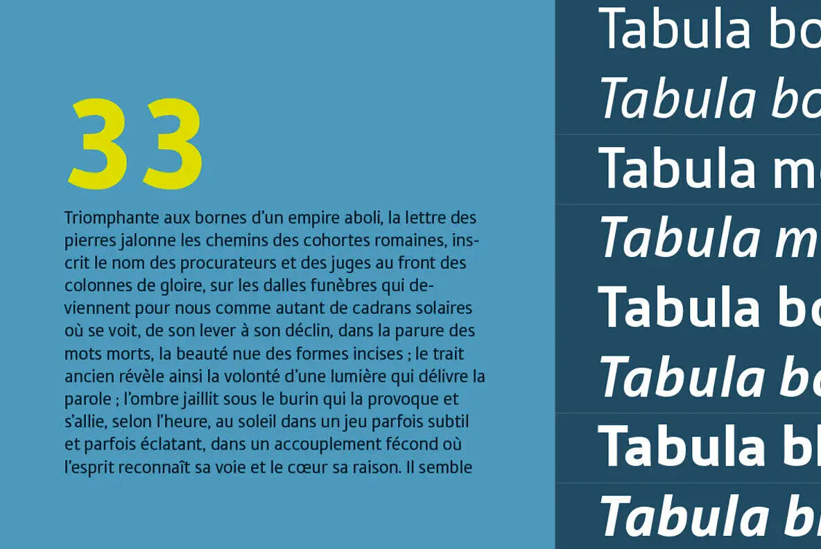 Tabula Font - YouWorkForThem