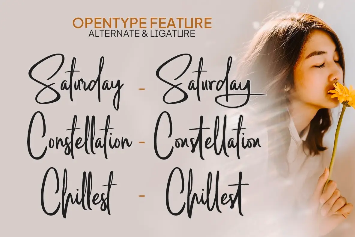 Golden Style Font - YouWorkForThem