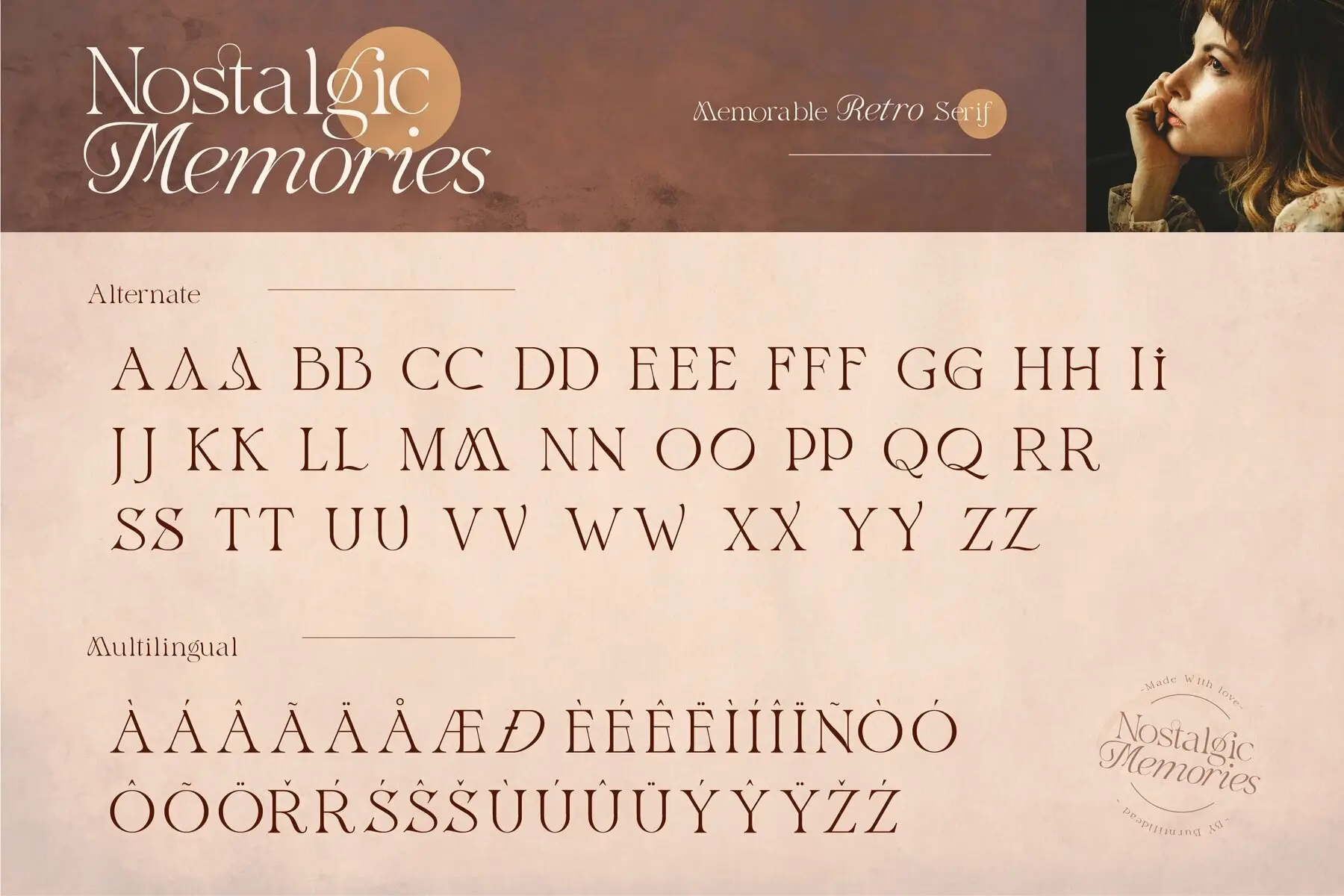 Nostalgic Memories Font - YouWorkForThem