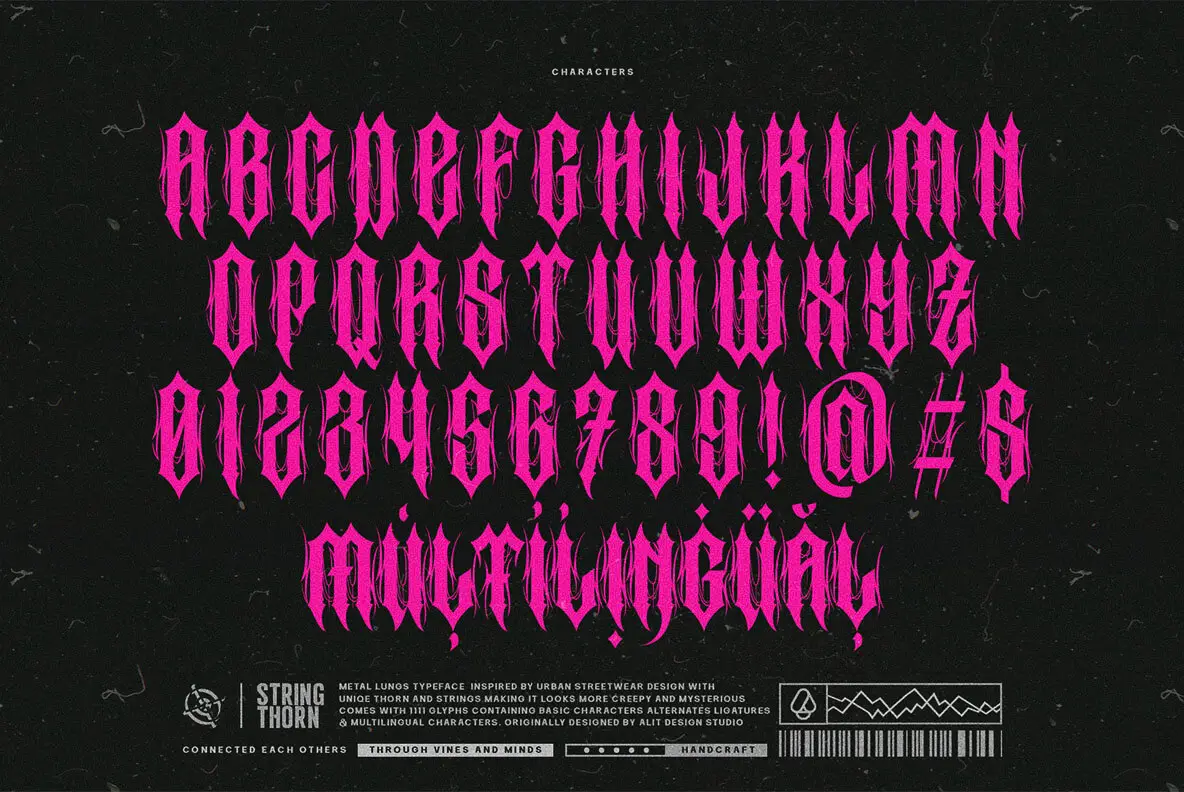 Metal Lung Font - YouWorkForThem