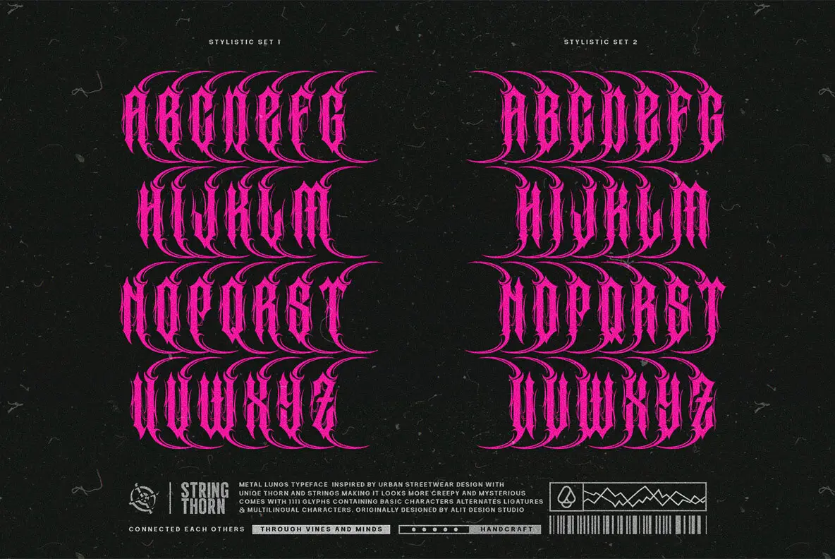 Metal Lung Font - YouWorkForThem