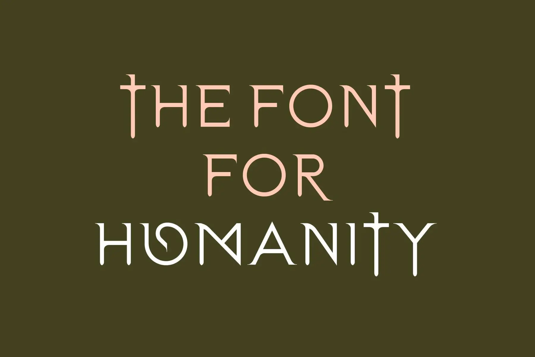 Anthropology Font - YouWorkForThem