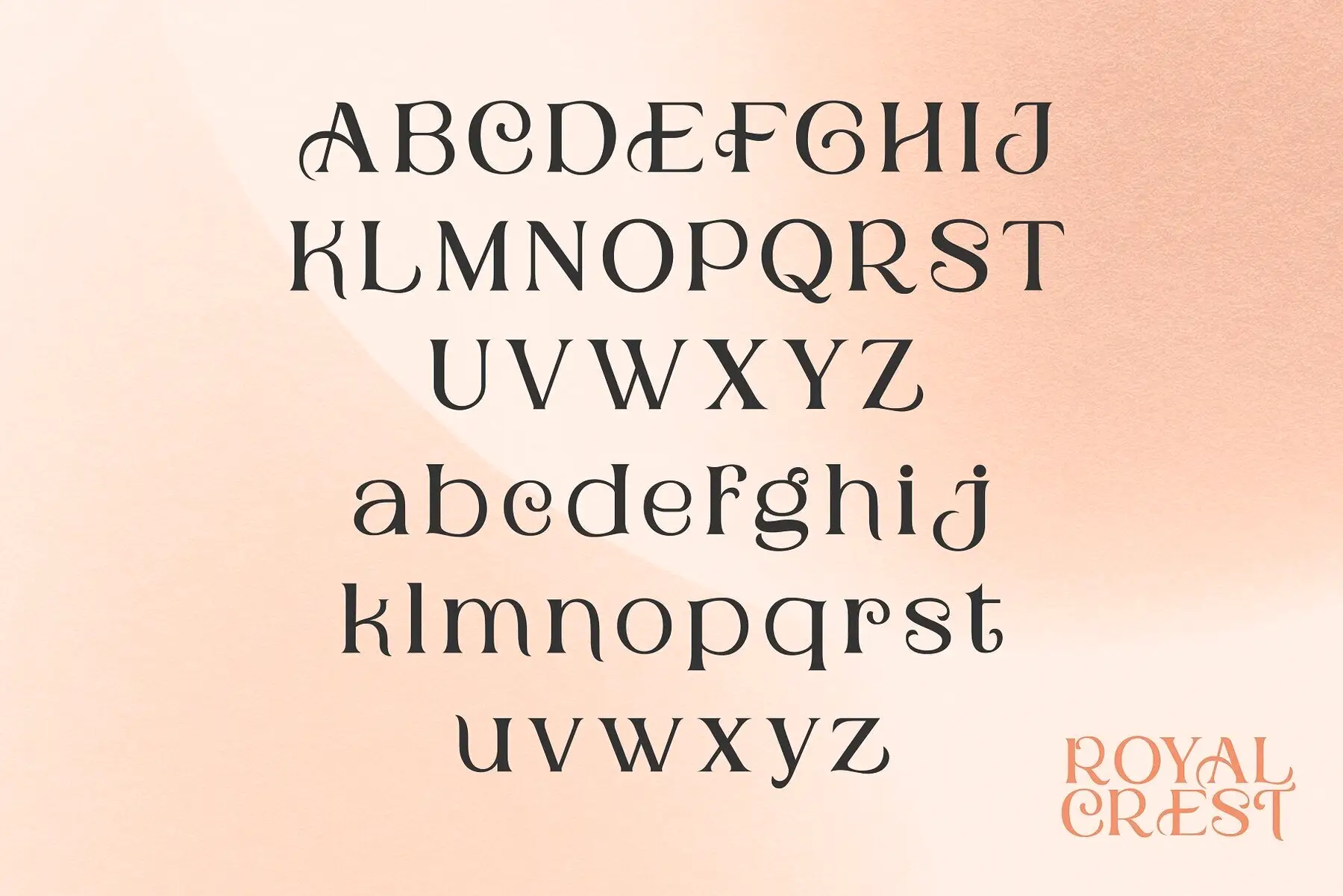 Royal Crest Font - YouWorkForThem