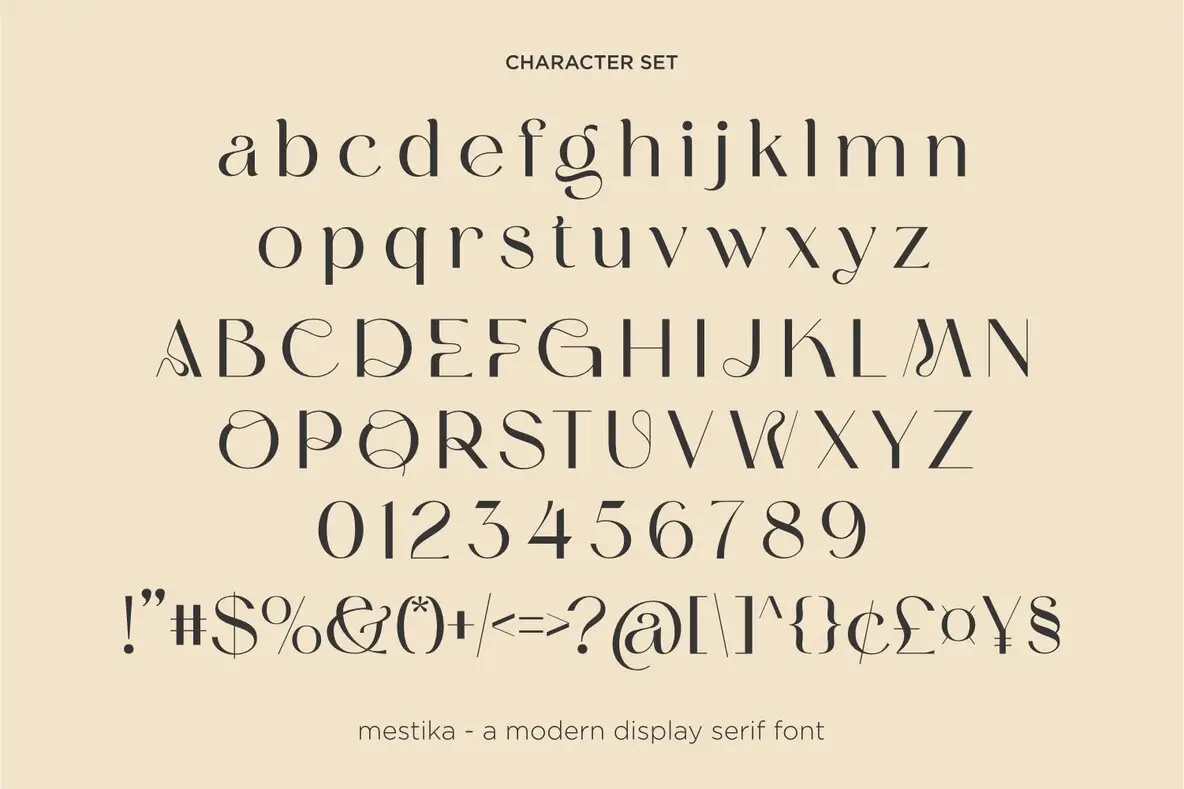 Mestika Font - YouWorkForThem