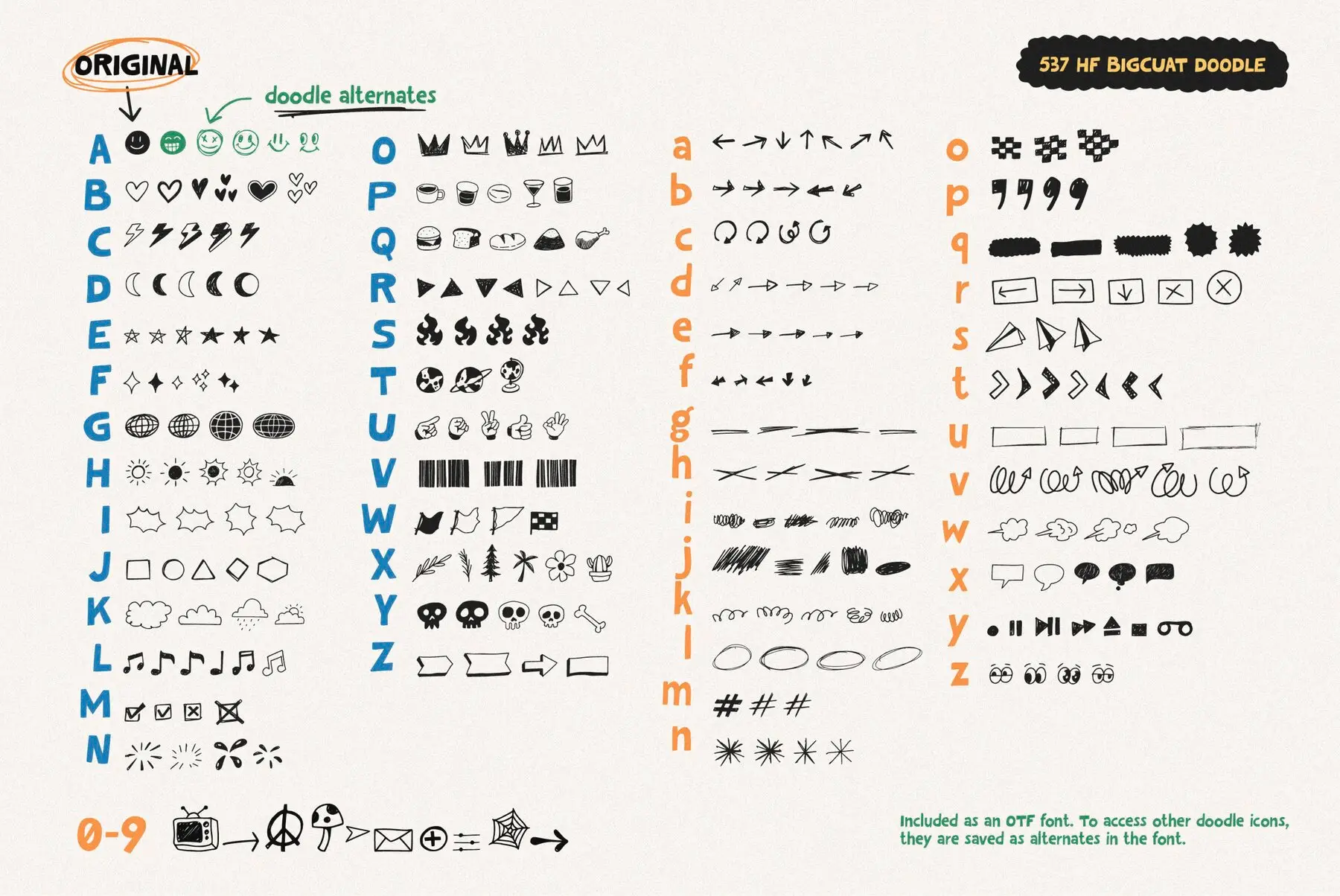 HF Bigcuat Font - YouWorkForThem