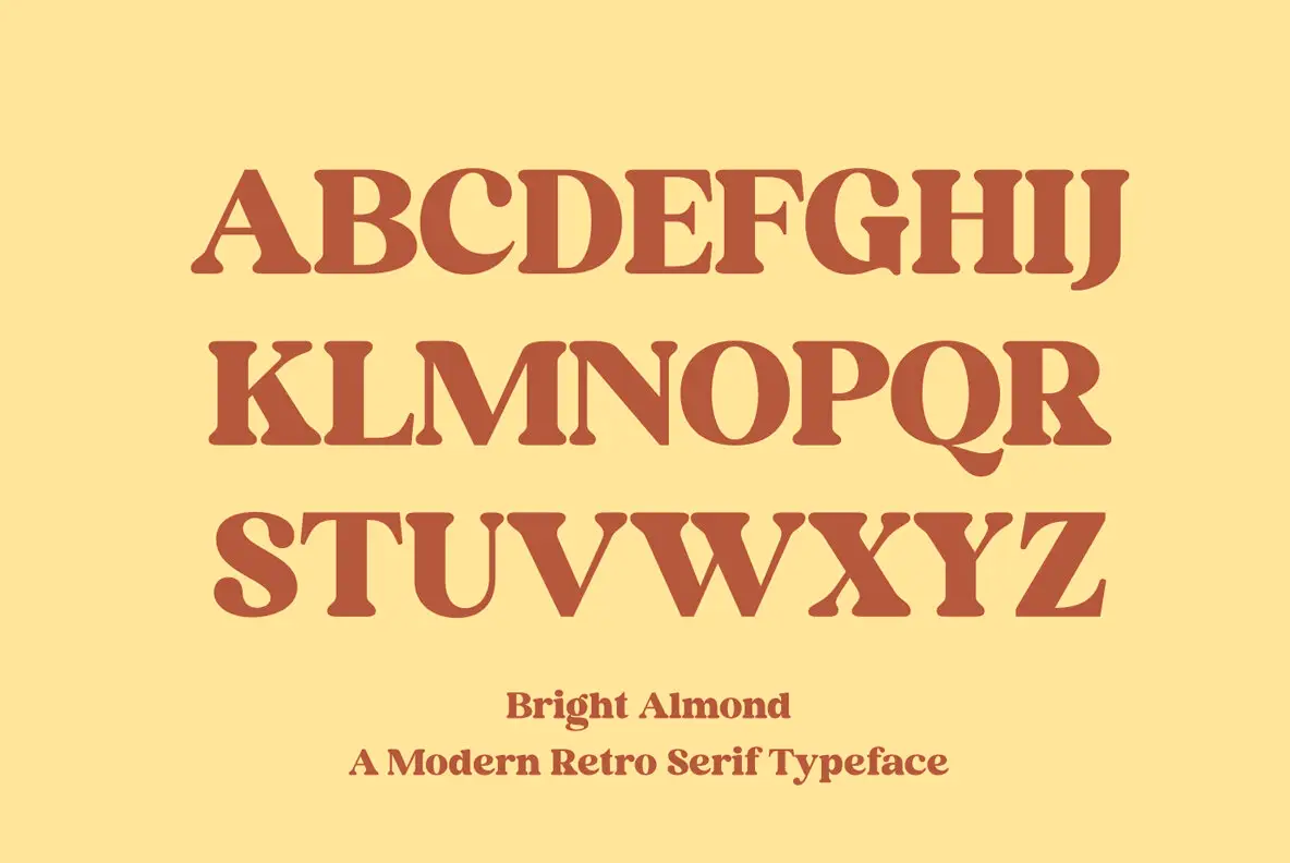 Bright Almond Font - YouWorkForThem