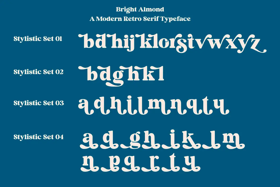 Bright Almond Font - YouWorkForThem