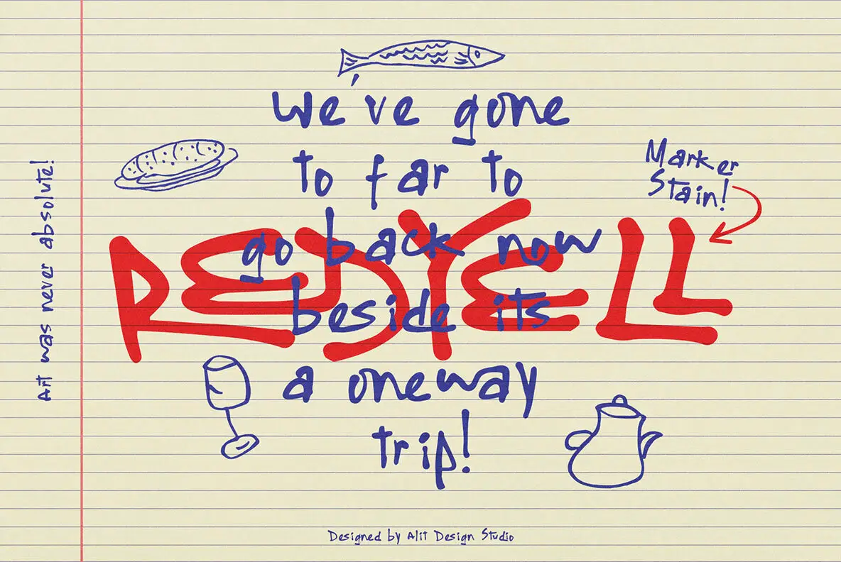 Potato Larva Font - YouWorkForThem