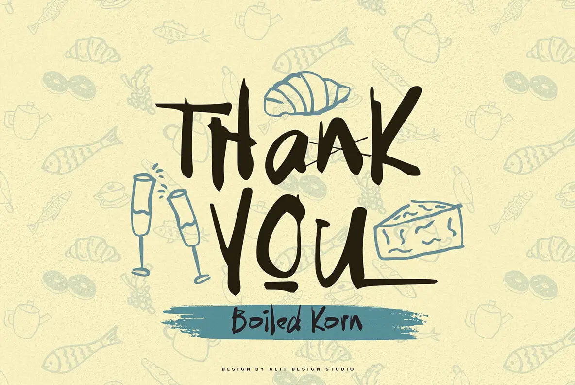 Potato Larva Font - YouWorkForThem