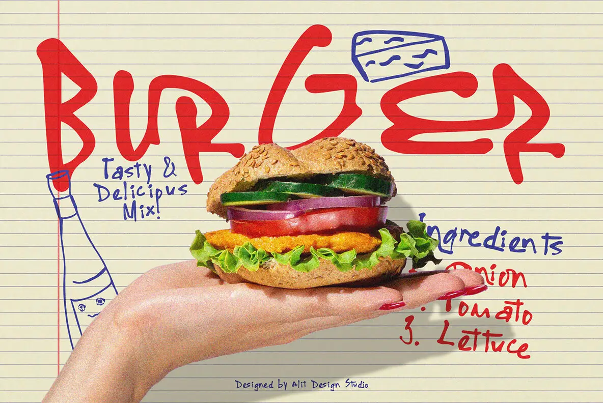 Potato Larva Font - YouWorkForThem