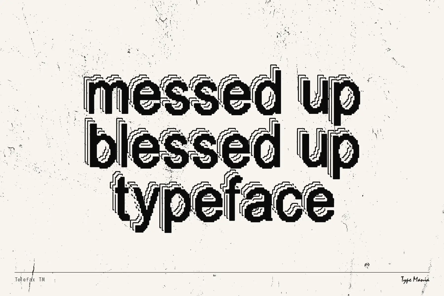 Telefax TM Font - YouWorkForThem