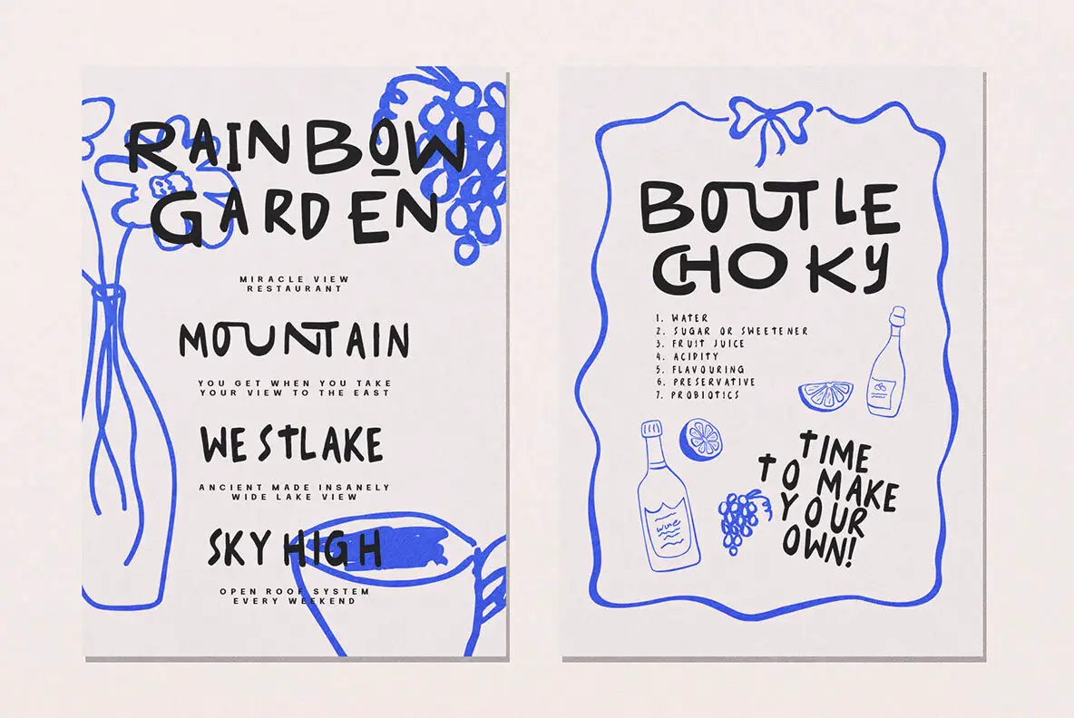 Coconut Shampoo Font - YouWorkForThem