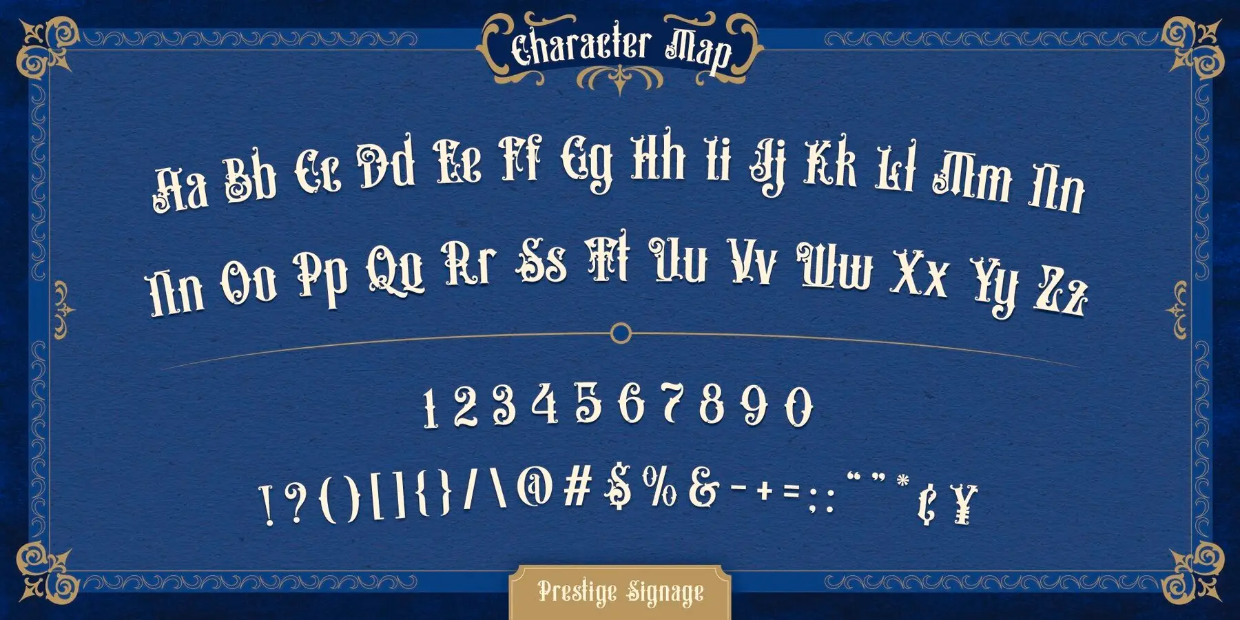 Prestige Signage Font - YouWorkForThem