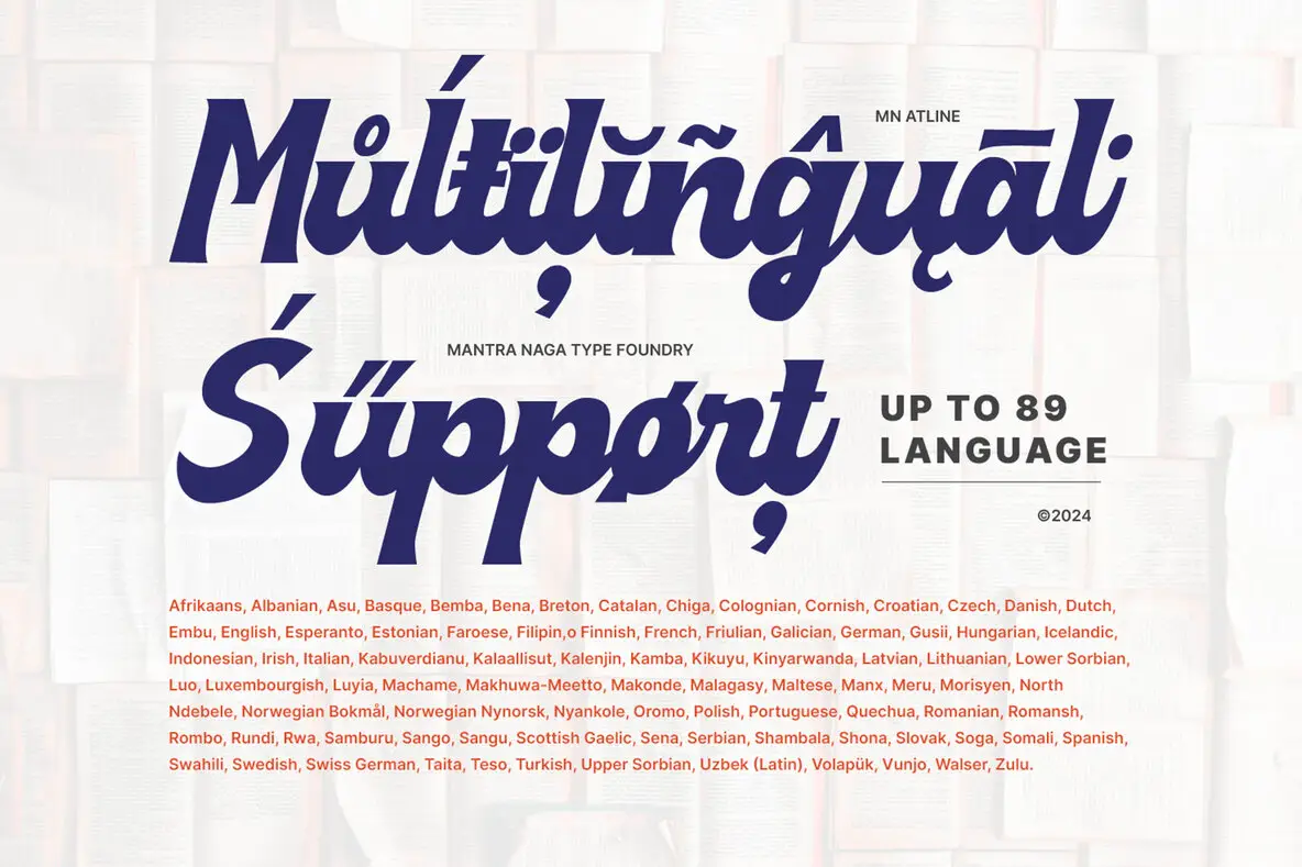 MN Atline Font - YouWorkForThem