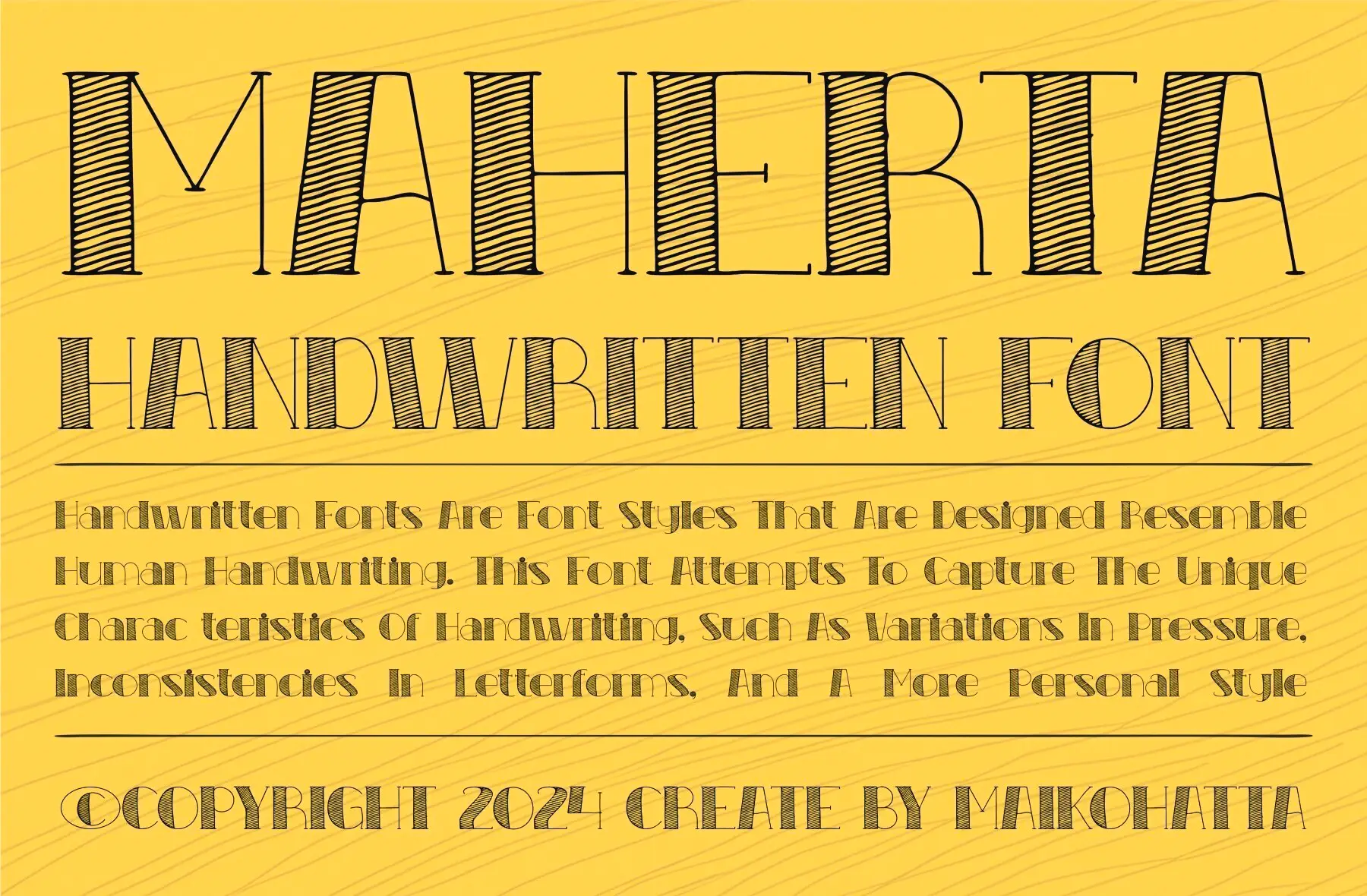 Maherta Font - YouWorkForThem