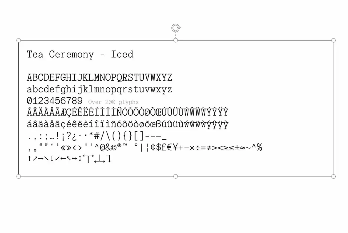 Tea Ceremony Font - YouWorkForThem