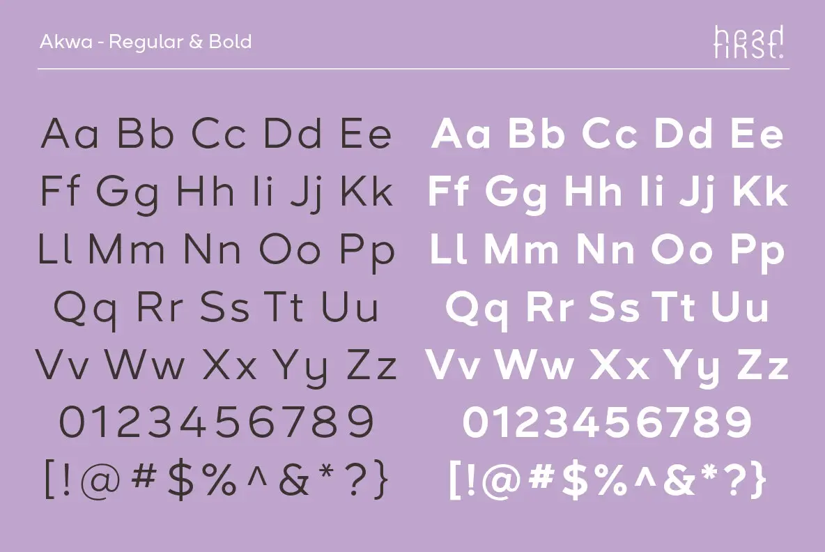 Akwa Font - YouWorkForThem