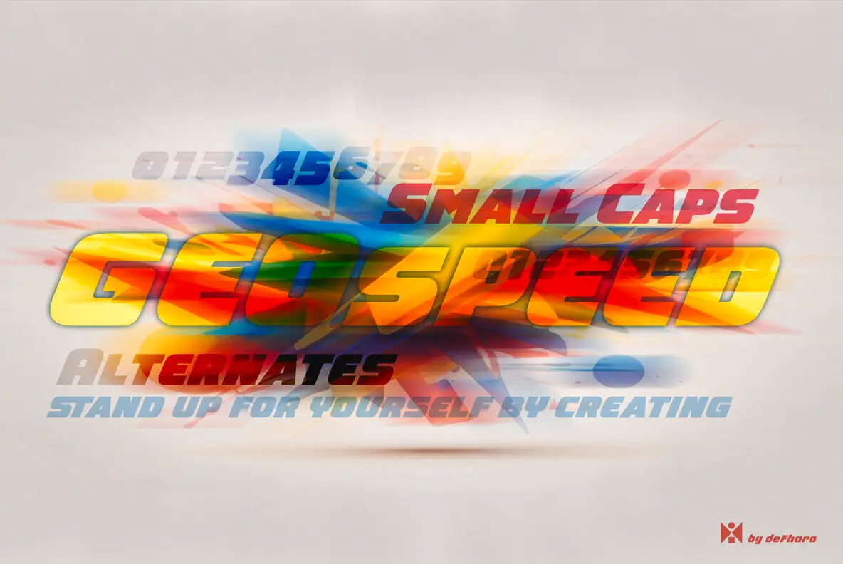 GEOspeed Font - YouWorkForThem