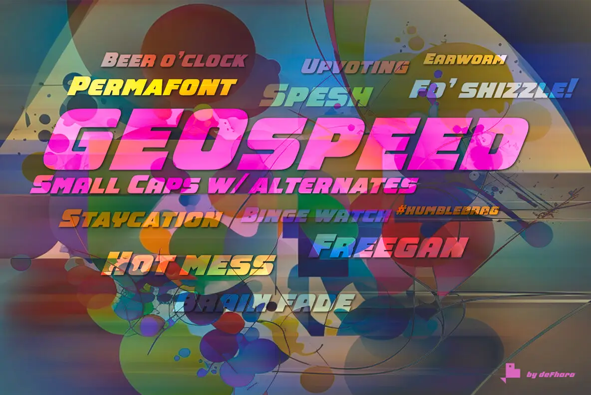GEOspeed Font - YouWorkForThem