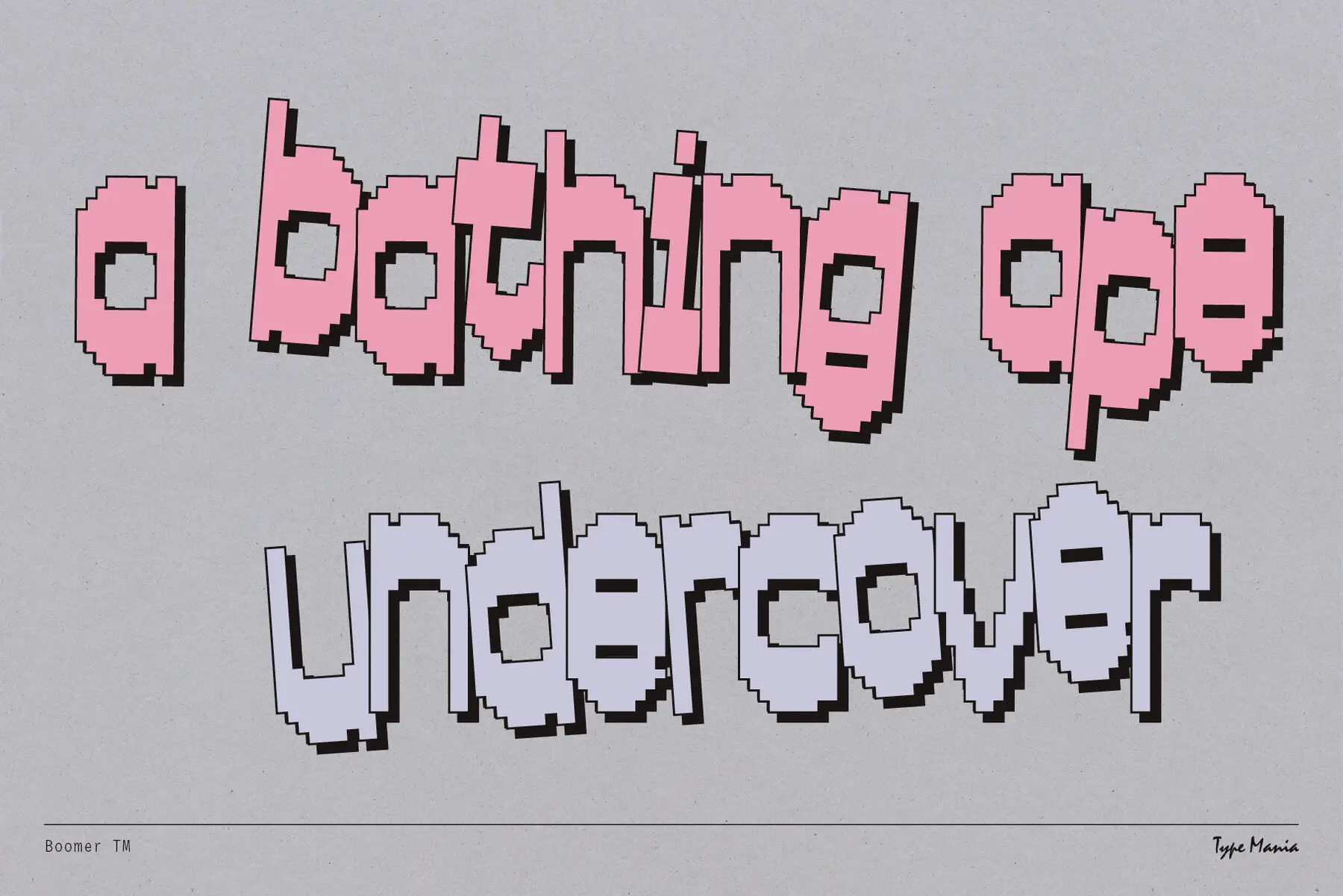 Boomer TM Font - YouWorkForThem