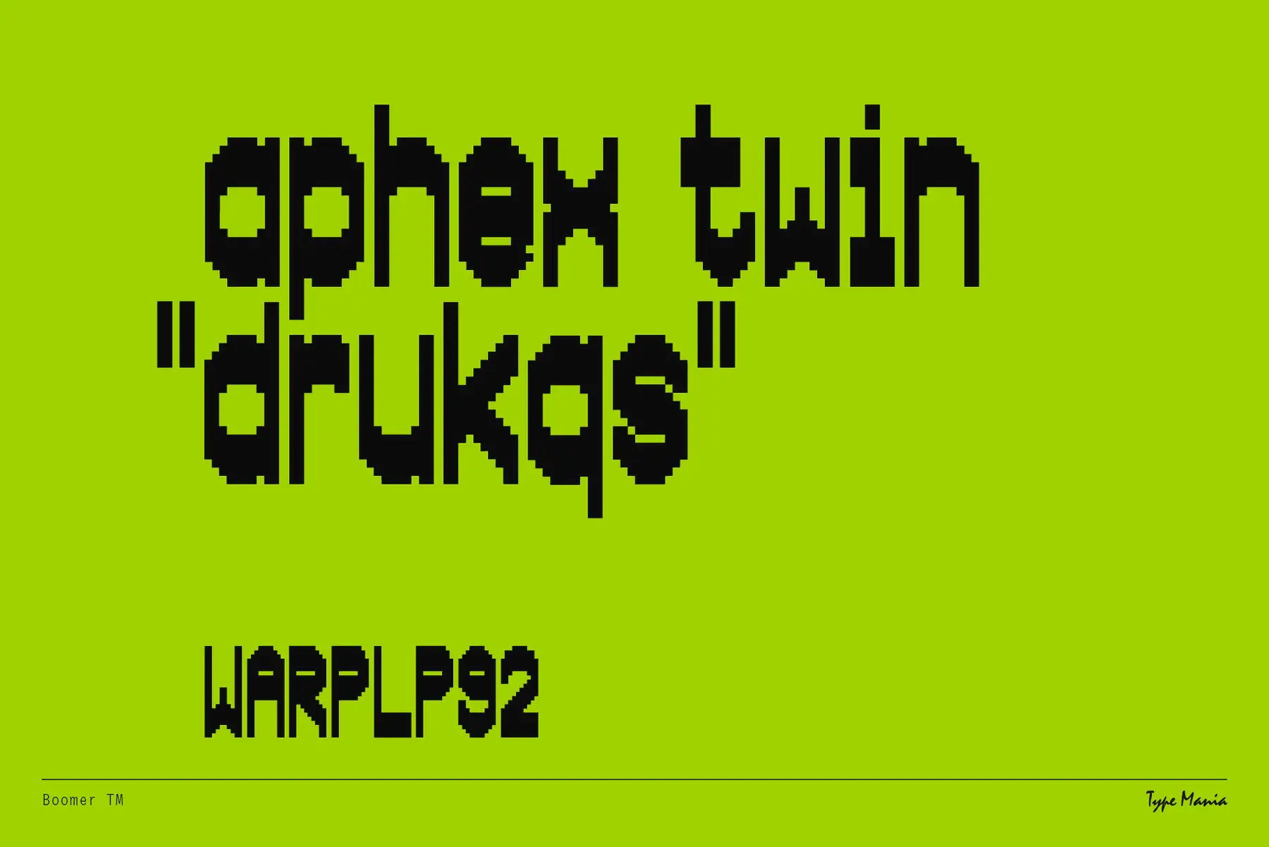 Boomer TM Font - FontPath