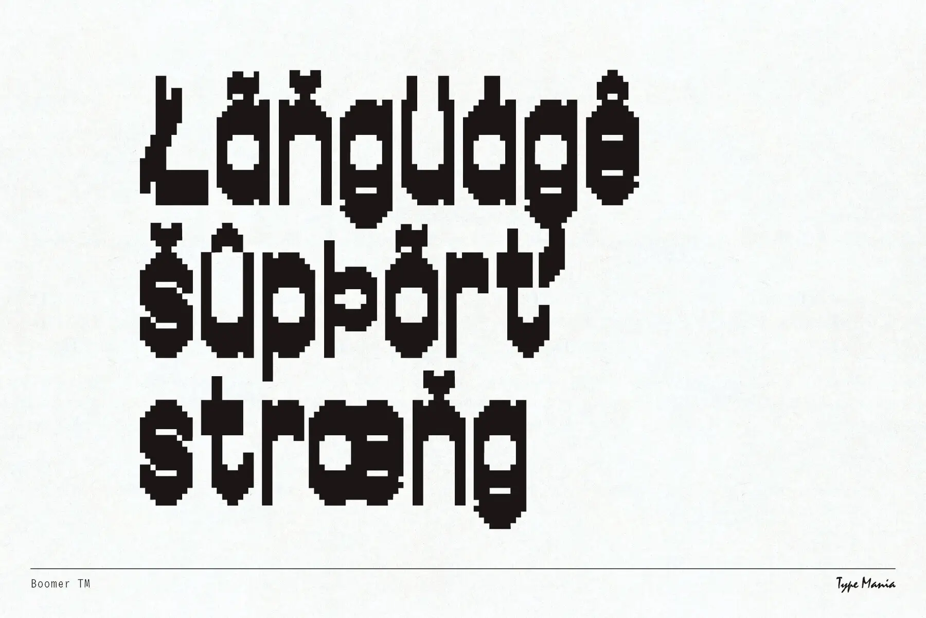 Boomer TM Font - YouWorkForThem
