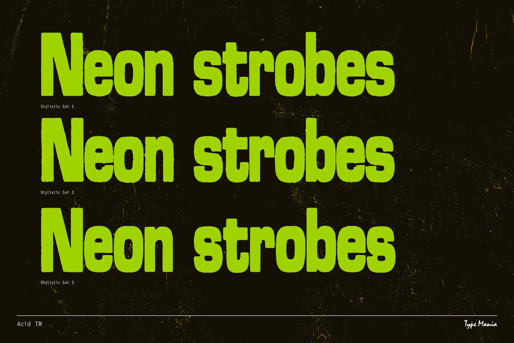 Acid TM Font - YouWorkForThem