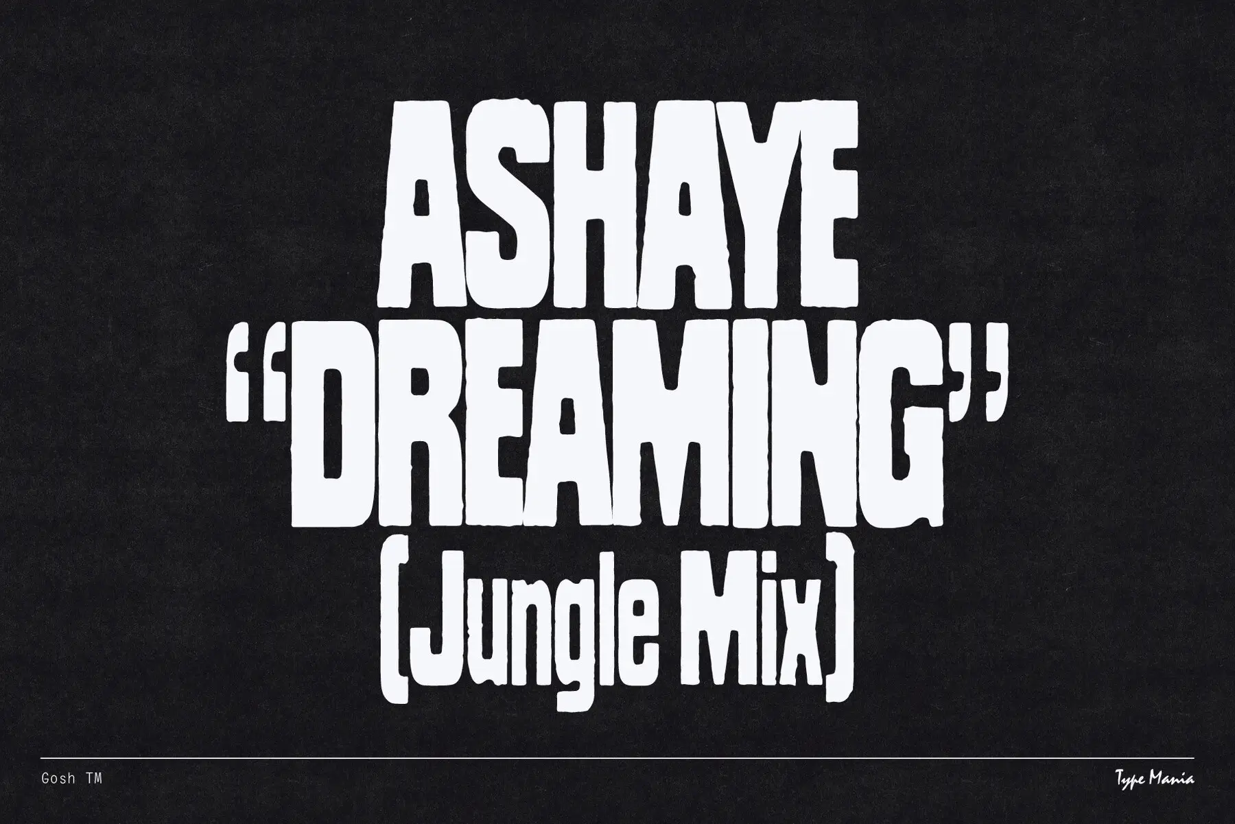 Gosh TM Font - YouWorkForThem