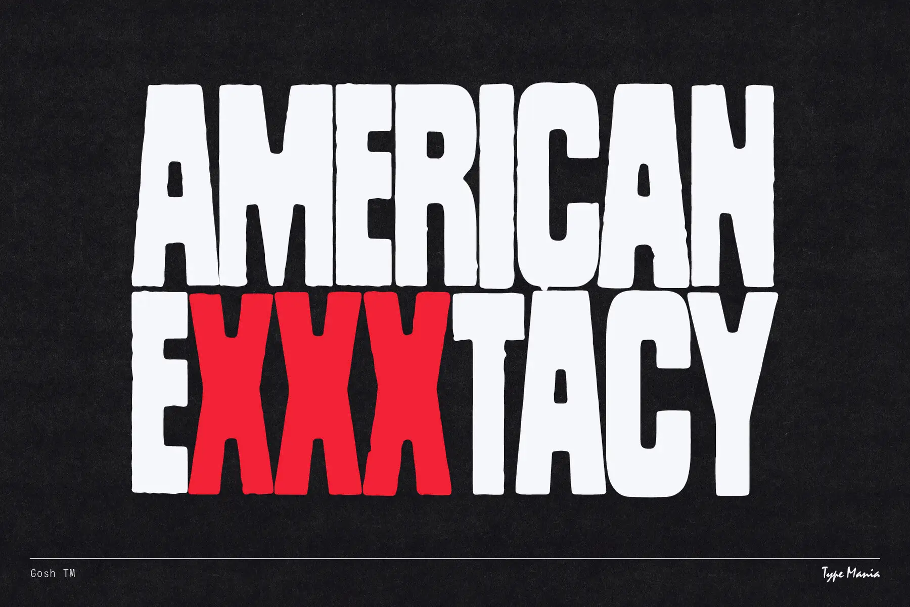 Gosh TM Font - YouWorkForThem