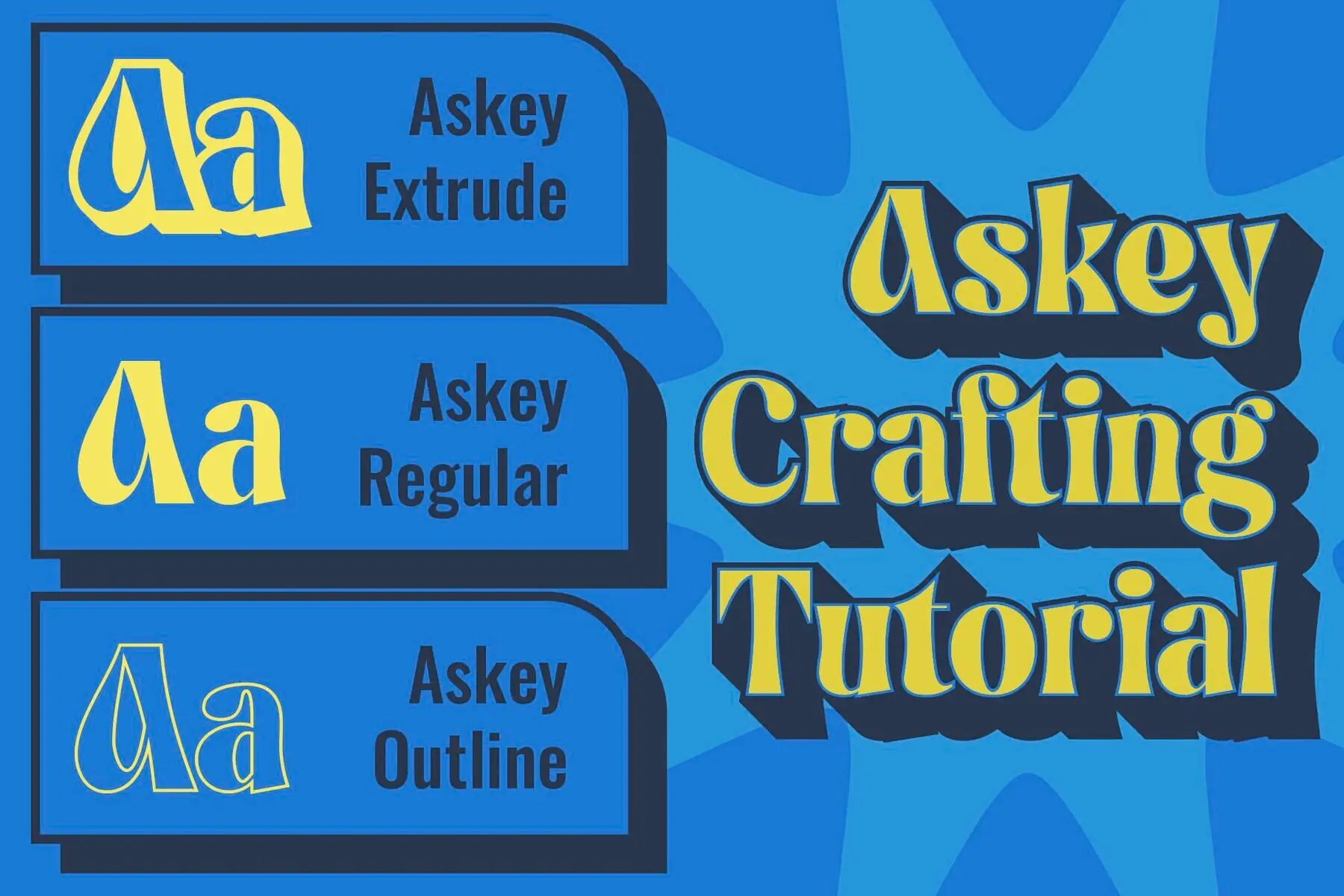 Askey 3D Font - YouWorkForThem
