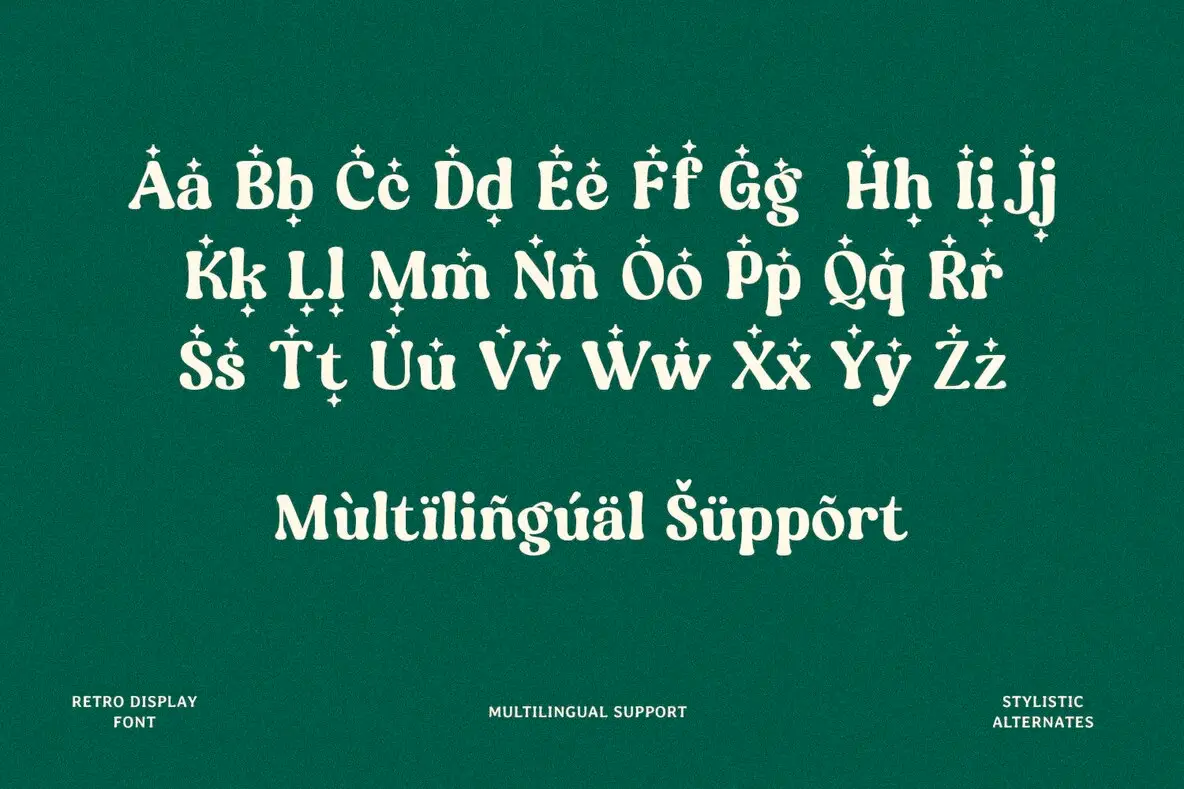 Midcent Disco Font - YouWorkForThem