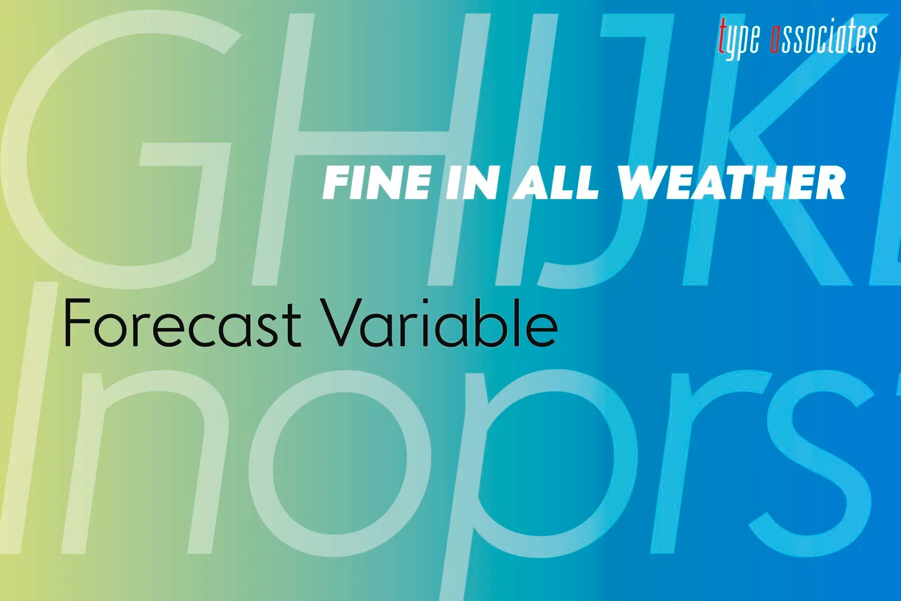 Forecast VF Font - YouWorkForThem