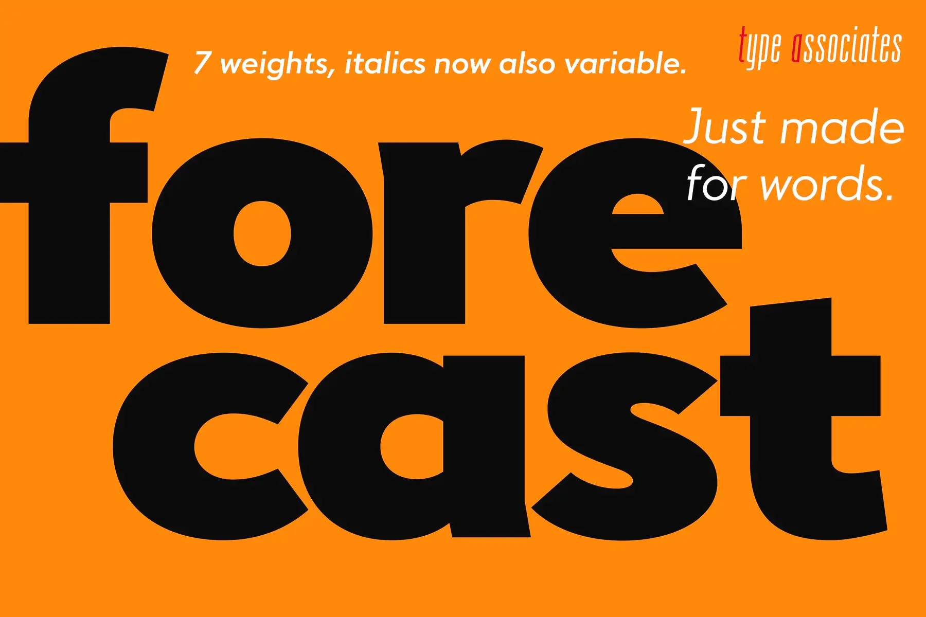 Forecast VF Font - YouWorkForThem