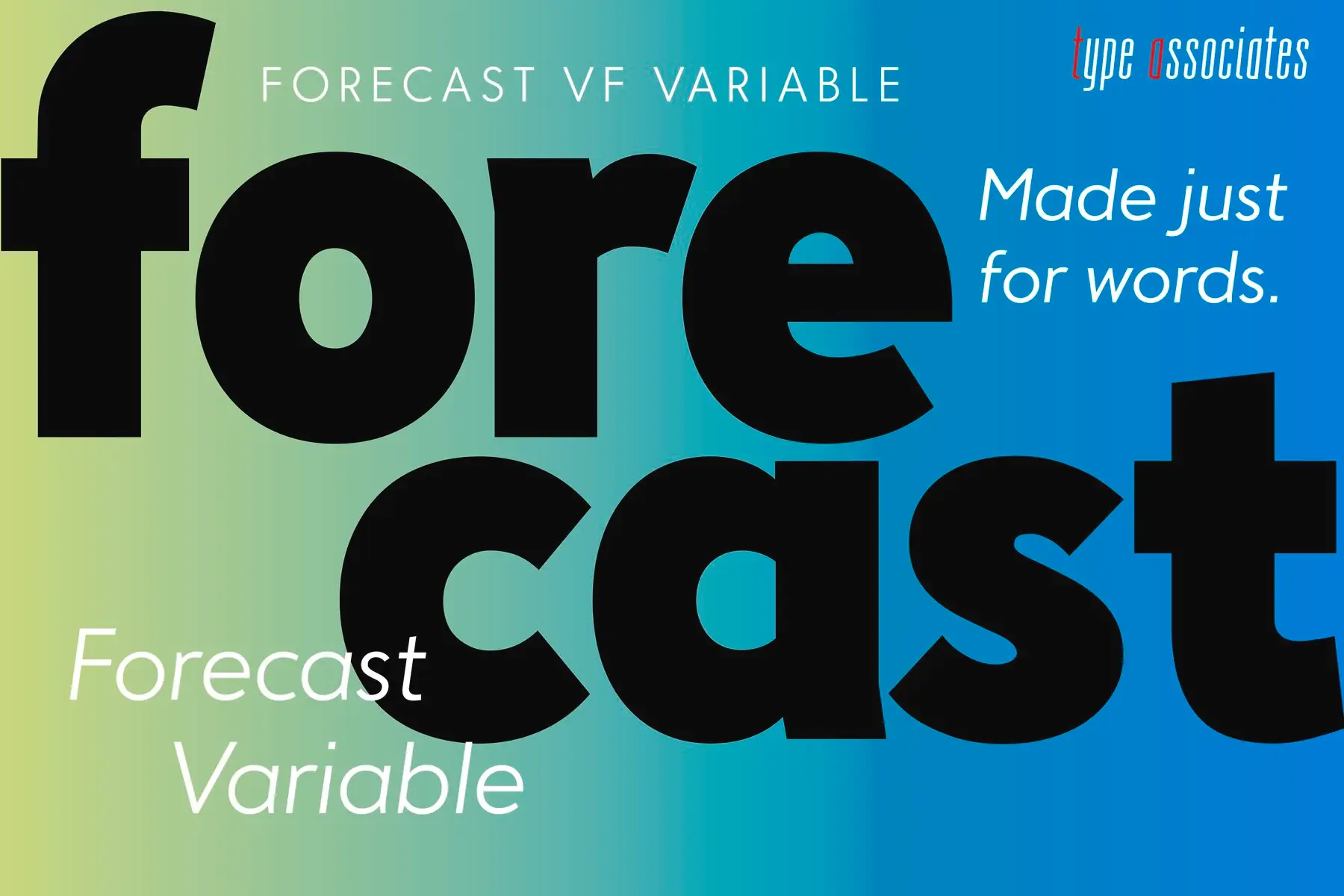 Forecast VF Font - YouWorkForThem