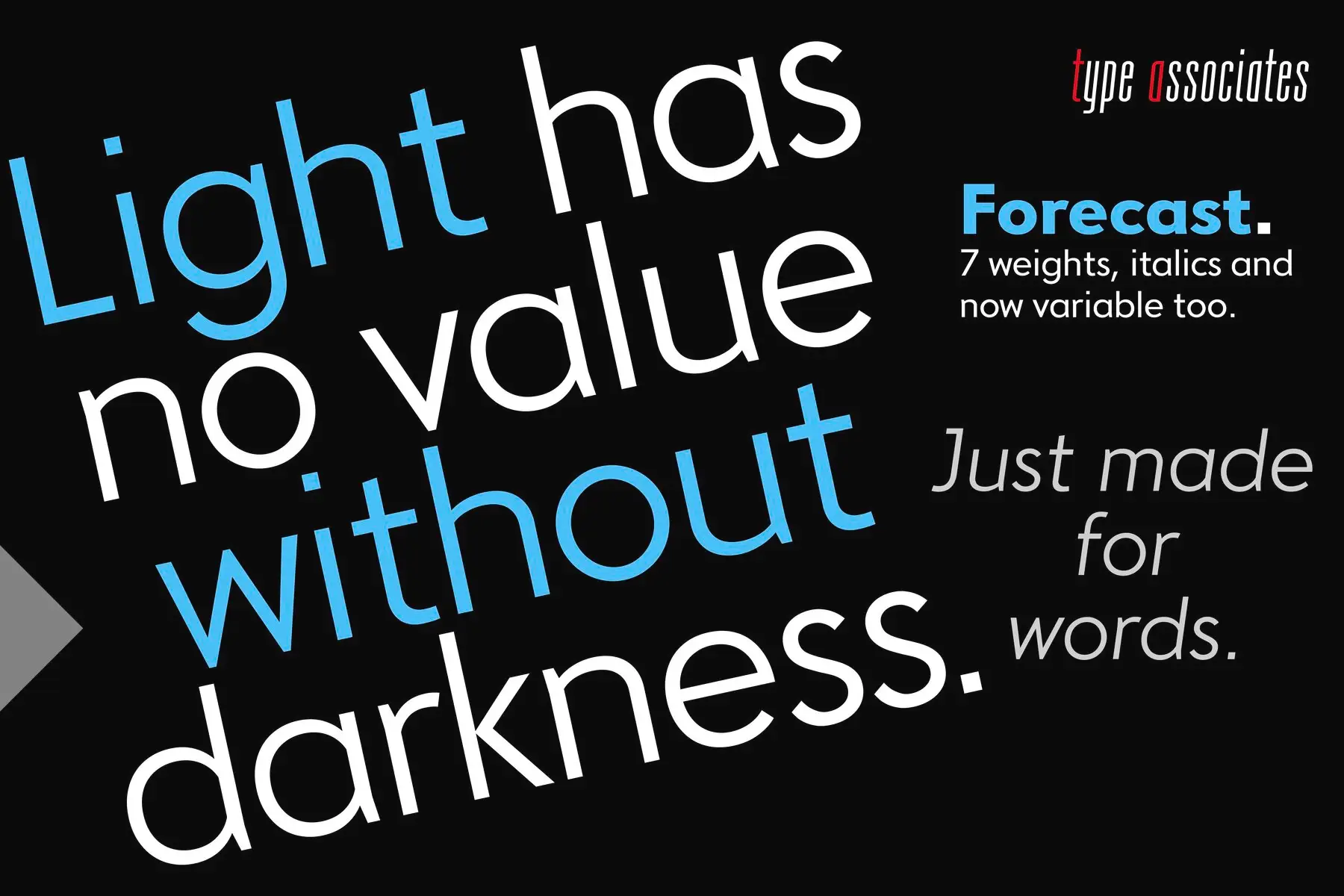 Forecast VF Font - YouWorkForThem