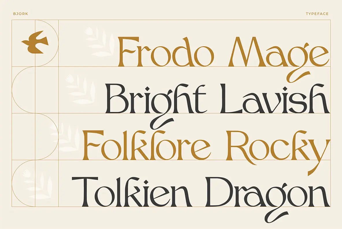 Bjork Font - YouWorkForThem