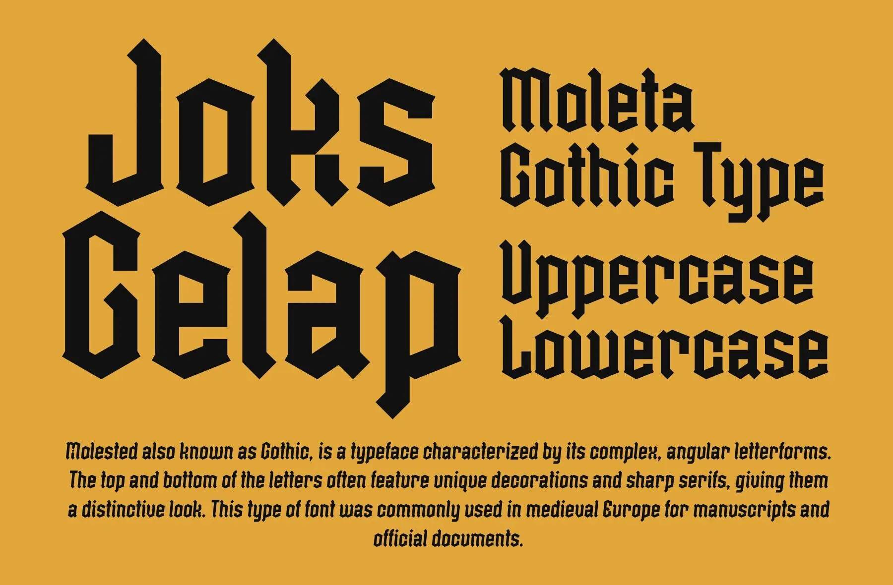 Moleta Font - YouWorkForThem