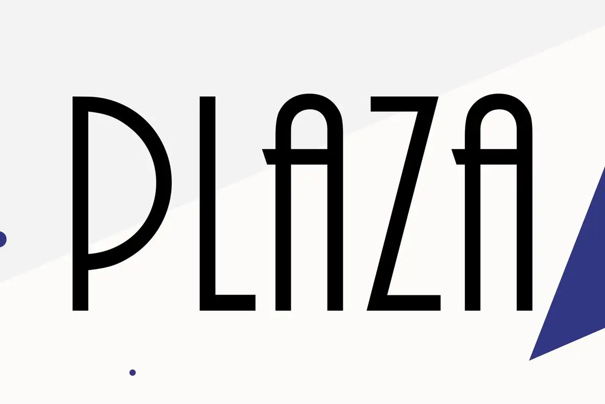 Plaza Font - FontPath