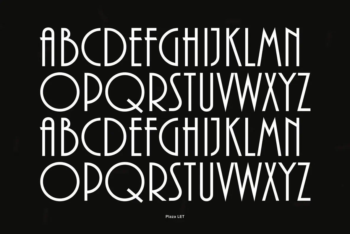Plaza Font - FontPath