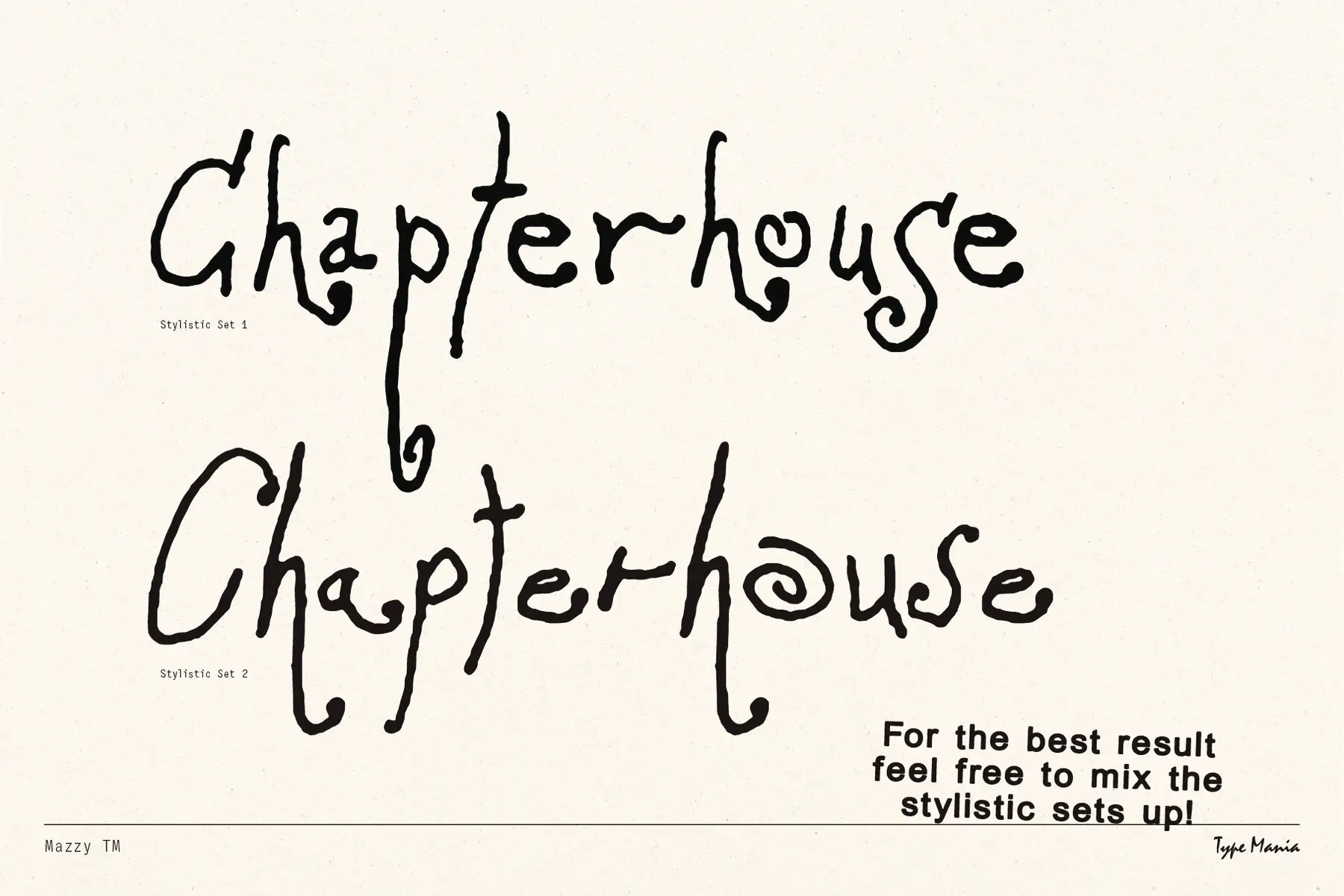 Mazzy TM Font - FontPath