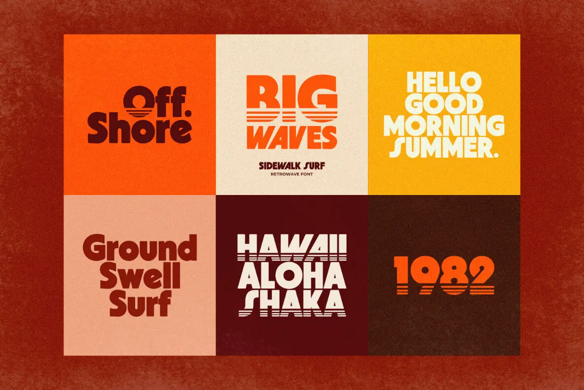 Sidewalk Surf Font - YouWorkForThem