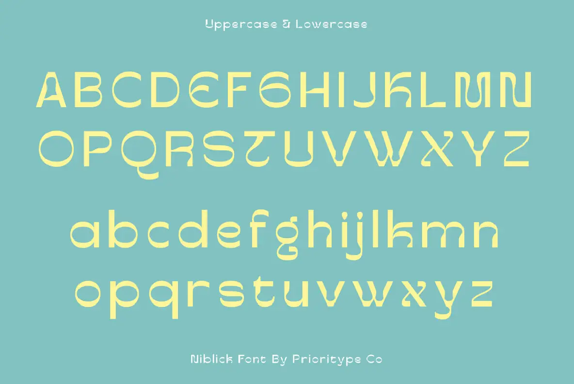 Niblick Font - YouWorkForThem