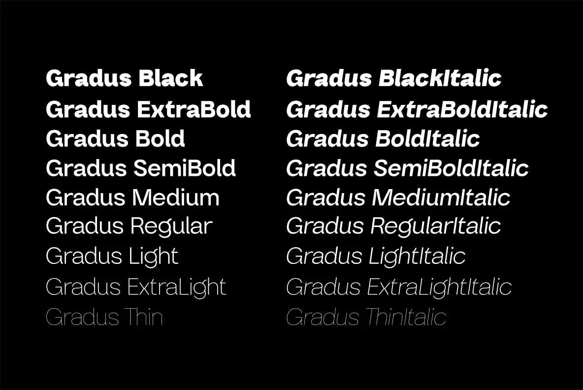 Gradus Font - YouWorkForThem