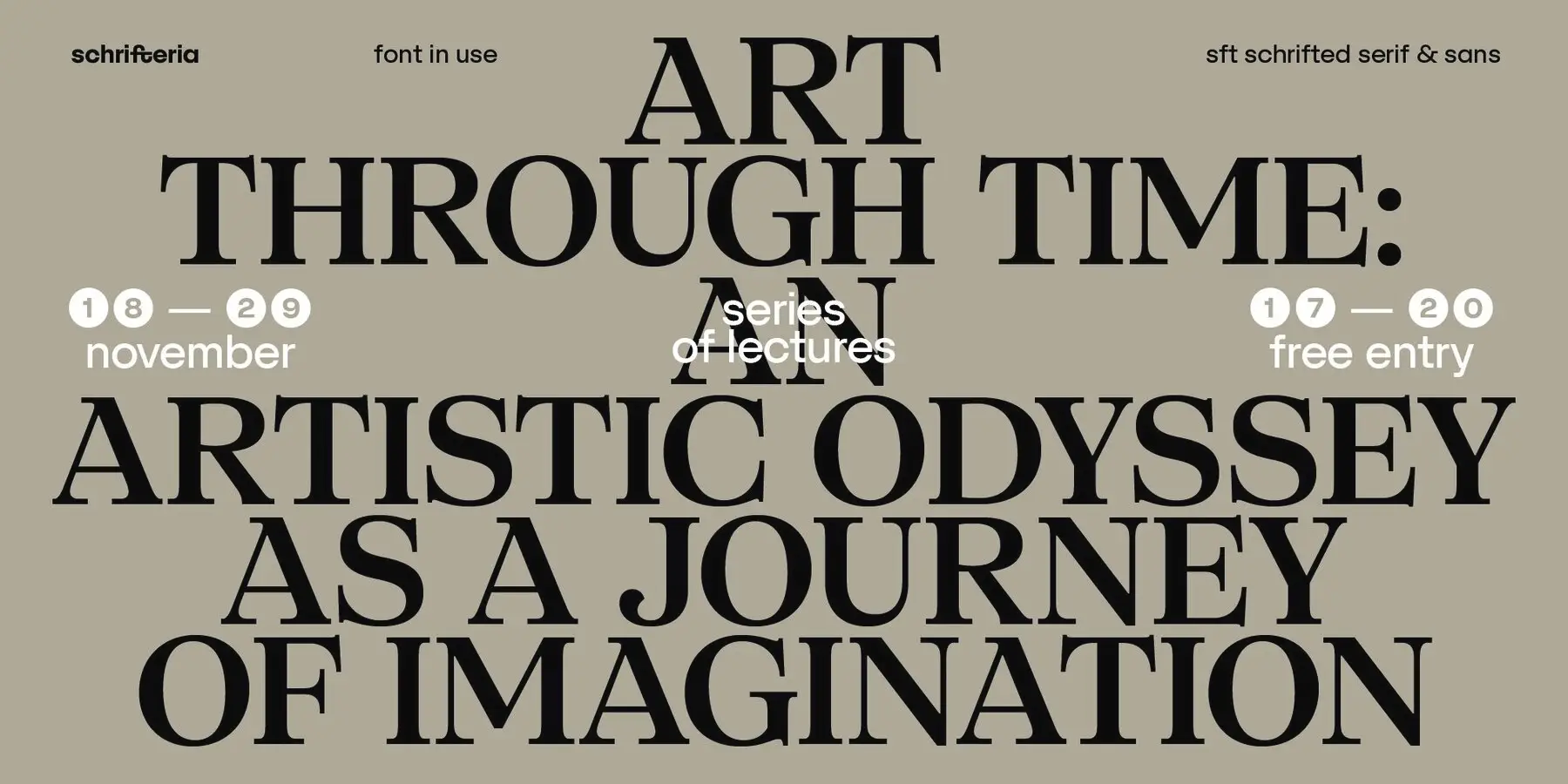 SFT Schrifted Serif Font - YouWorkForThem