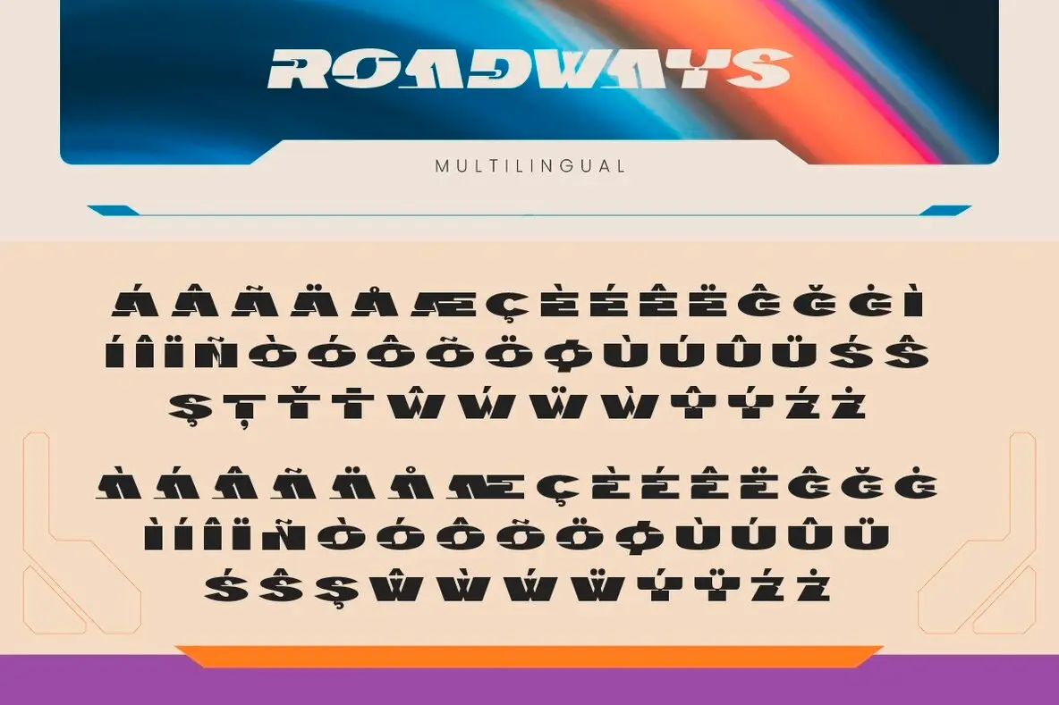 Roadways Font - YouWorkForThem