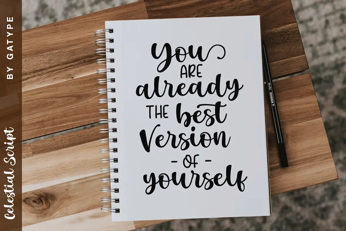 Celestial Script Font - YouWorkForThem