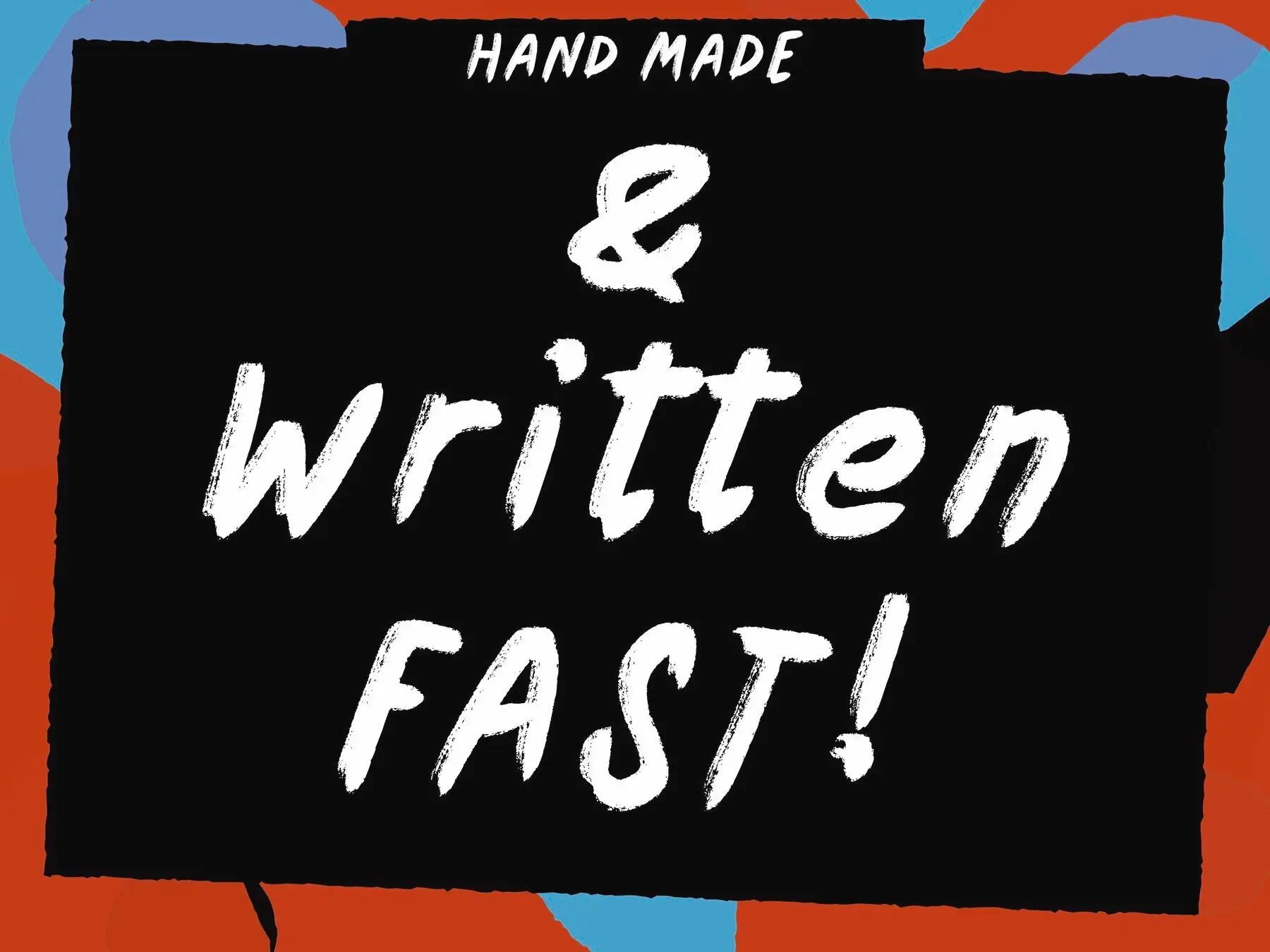 Heavy Handed Font - YouWorkForThem